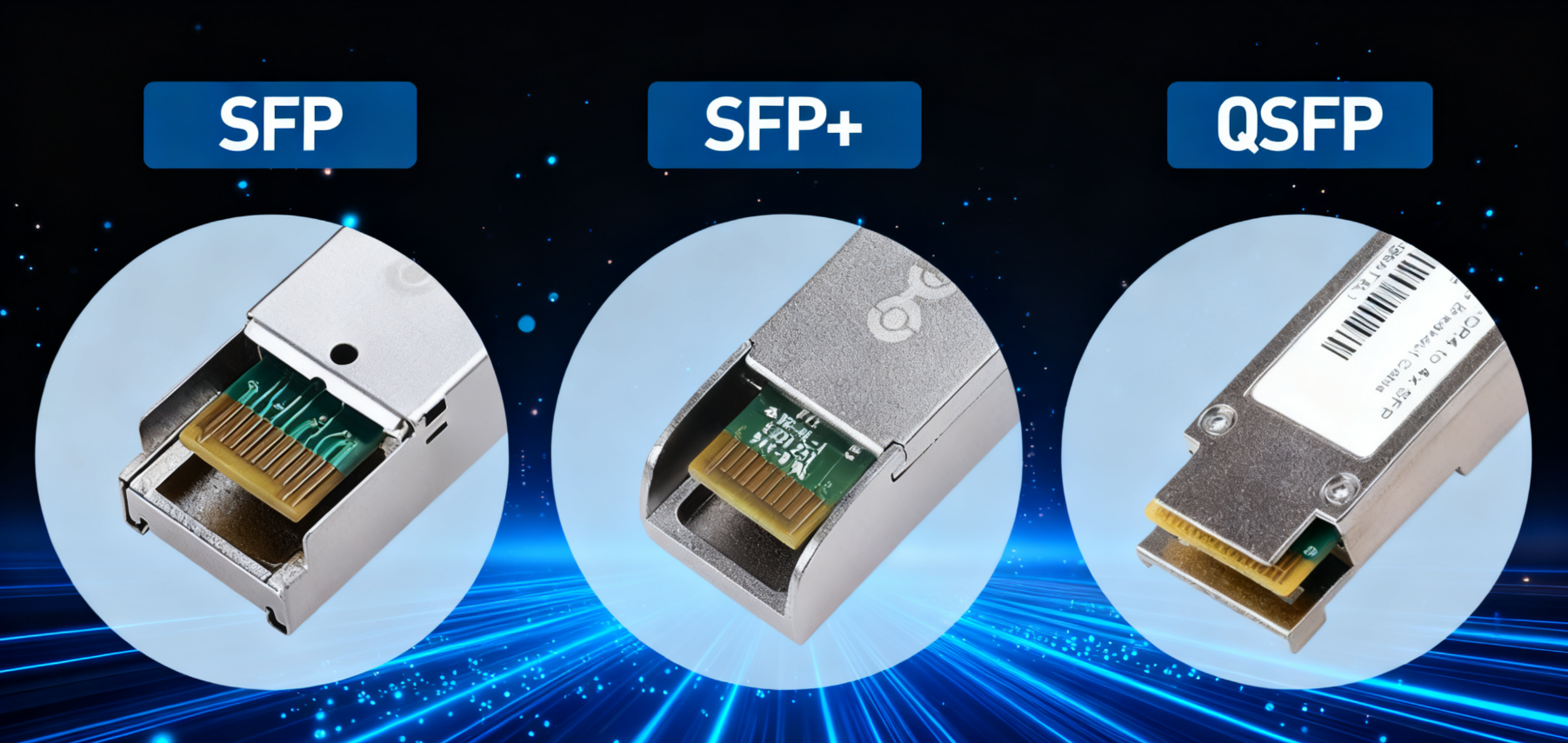 SFP vs SFP+ vs SFP28 vs QSFP — How to Choose the Right Form Factor for ...