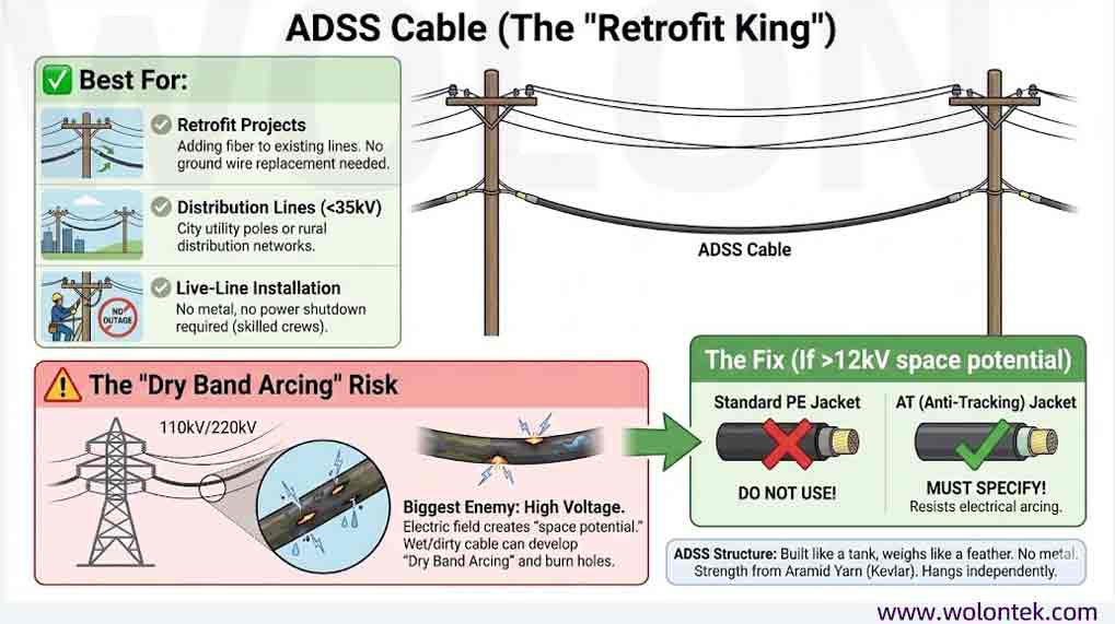 ADSS vs OPGW Cable: Choosing The Right Aerial Fiber Solution (2026)