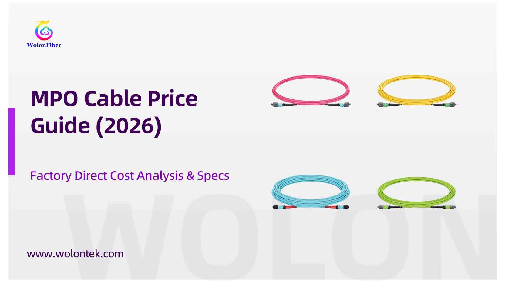 MPO Cable Price Guide (2026): Factory Direct Cost Analysis & Specs