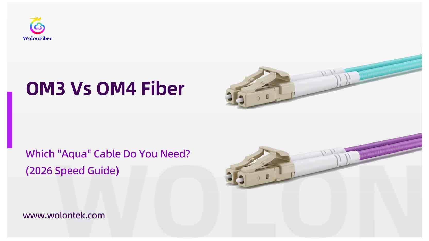 Fibra OM3 vs. OM4: ¿Qué cable "Aqua" necesitas? (Guía 2026)