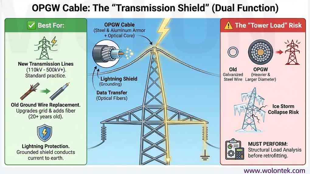 ADSS vs OPGW Cable: Choosing The Right Aerial Fiber Solution (2026)